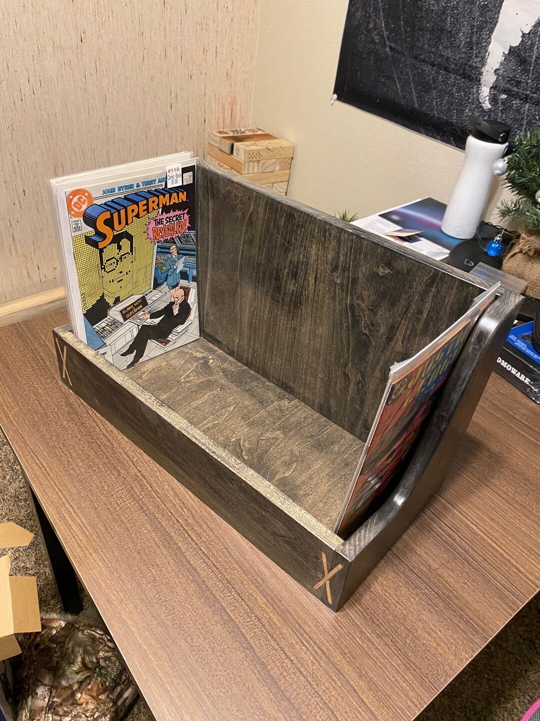 Comic Book Holder, Magazine Organizer, Hardwood, Hand Crafted, Decor - Etsy