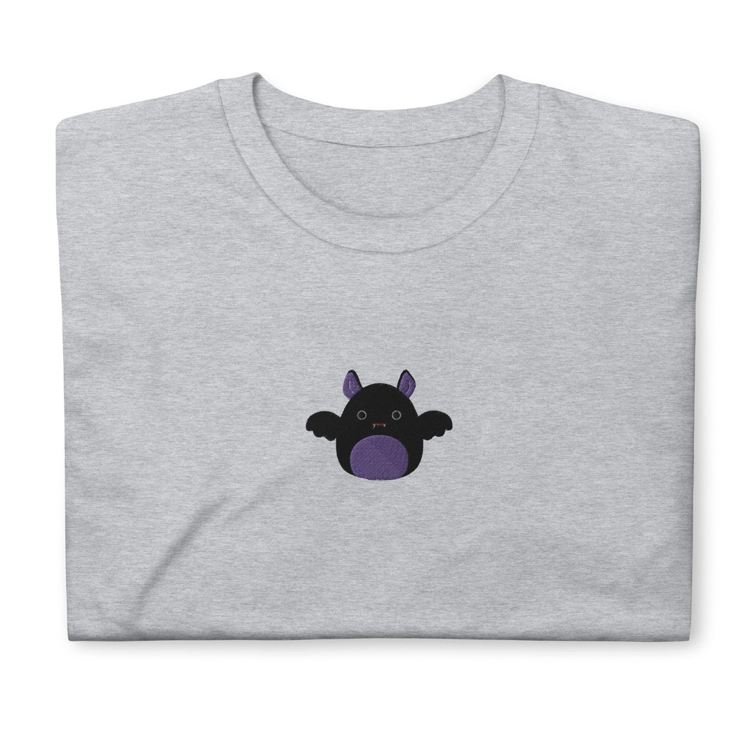 Squishmallows Emily the Bat Cute Embroidered T-shirt - Etsy