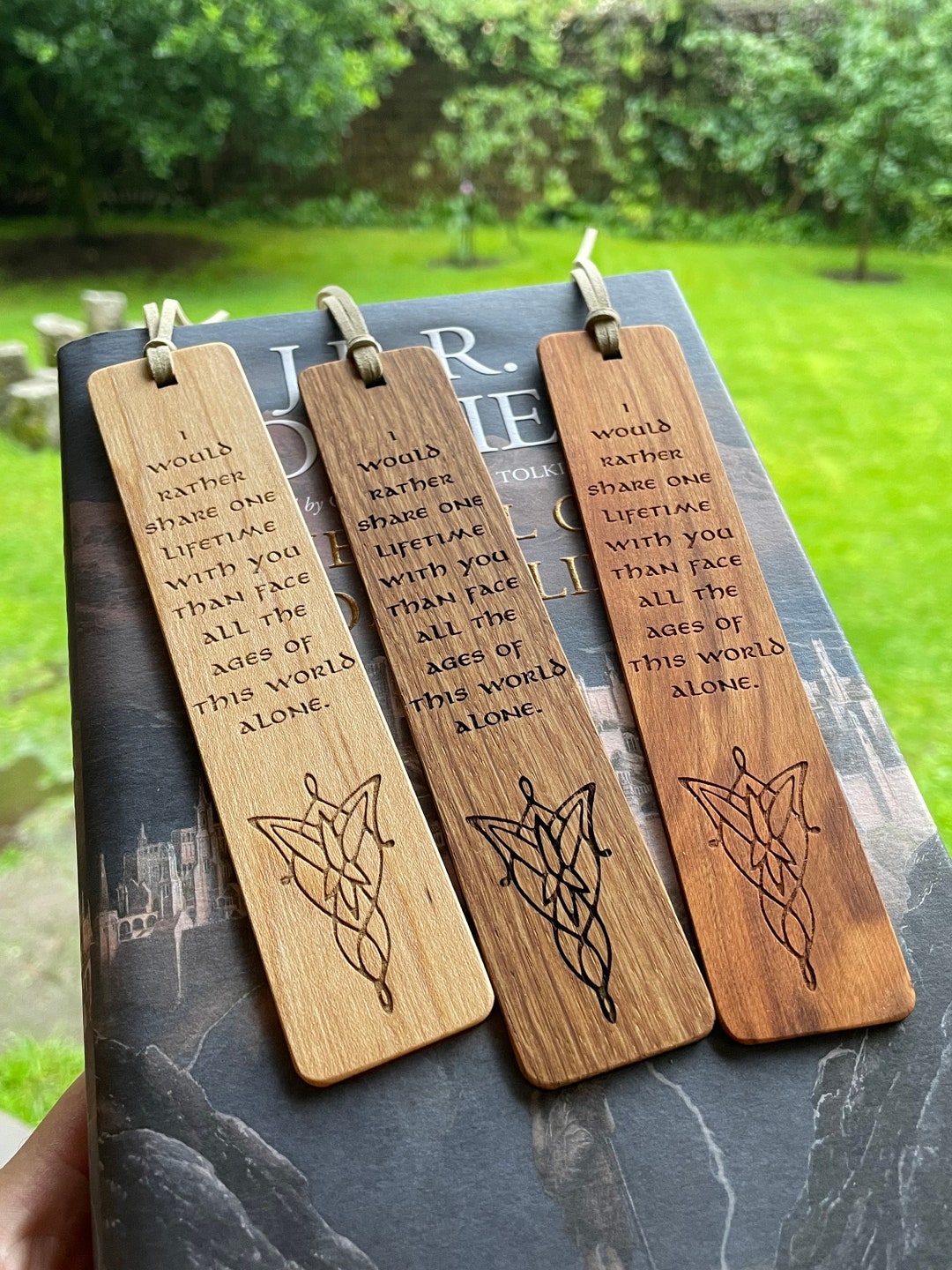 Arwen Quote, Lord of the Rings, J.r.r.tolkien, Laser Engraved Bookmark ...