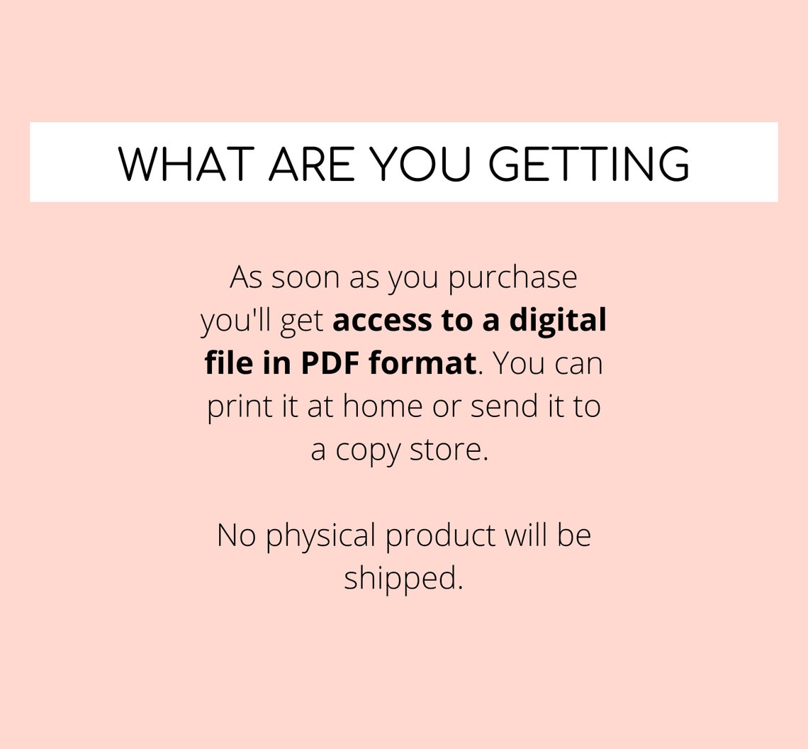 Manifestation Planner & Activity Journal PRINTABLE Law of Attraction ...