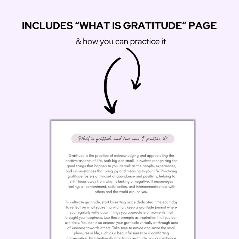 365 Daily Gratitude Journal | Daily Reflection | Self Discovery Journal ...