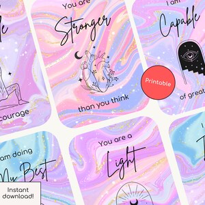 Positive Affirmations Card Bundle | Self Love | Affirmation Station ...