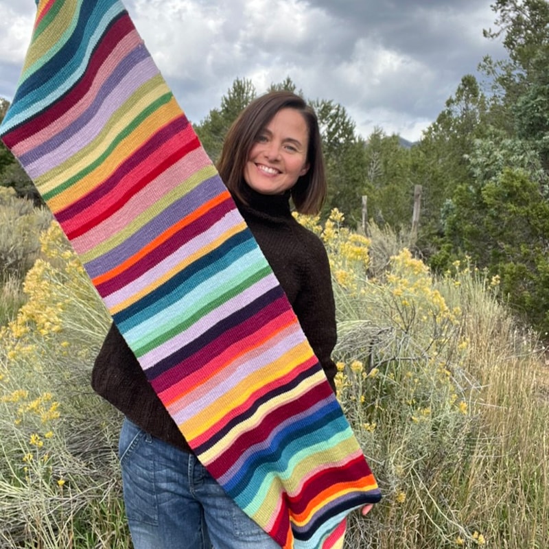 Colorful Scarf - Etsy