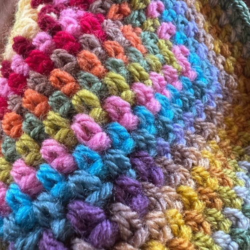 Make Your Own Moss Stitch Rectangular Blanket and Magic Yarn - Etsy