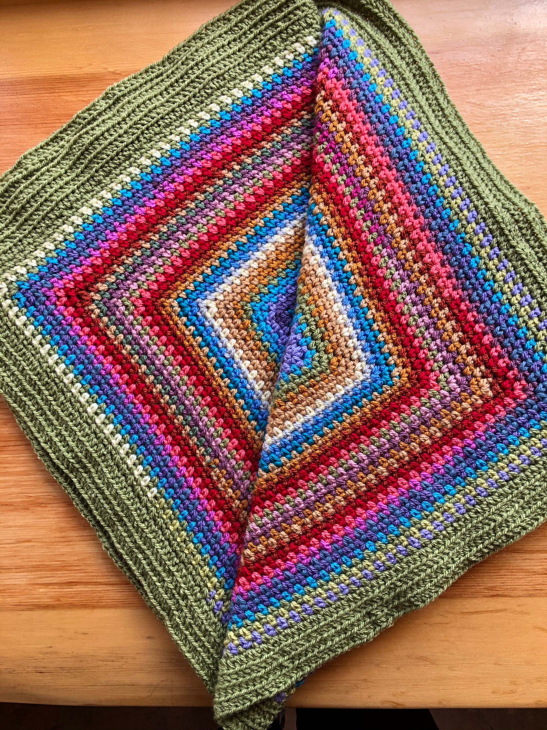 Make Your Own Moss Stitch Rectangular Blanket and Magic Yarn - Etsy