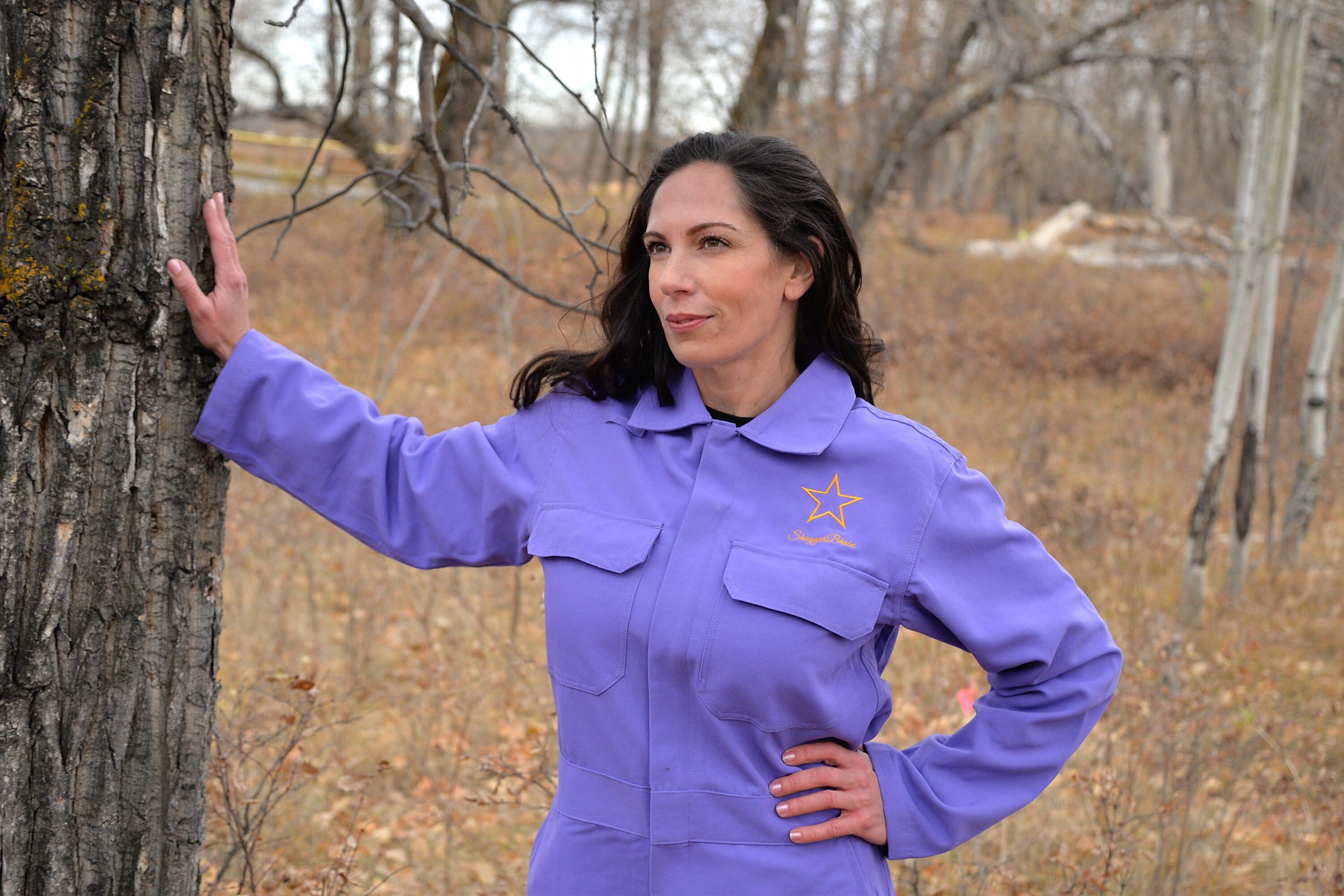 Womens Coveralls in Purple by Shuggarbhabe. Also Available in Pink, See ...