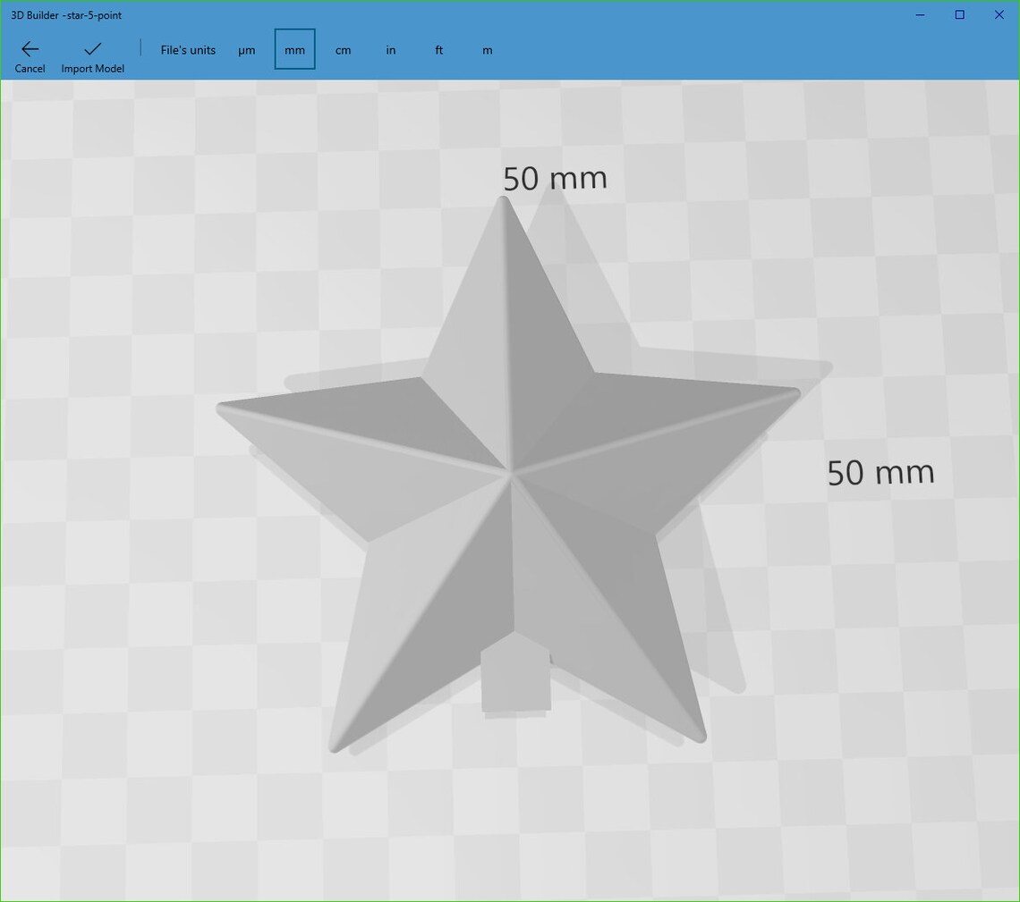 Christmas Star - STL File for 3D Printer - Etsy