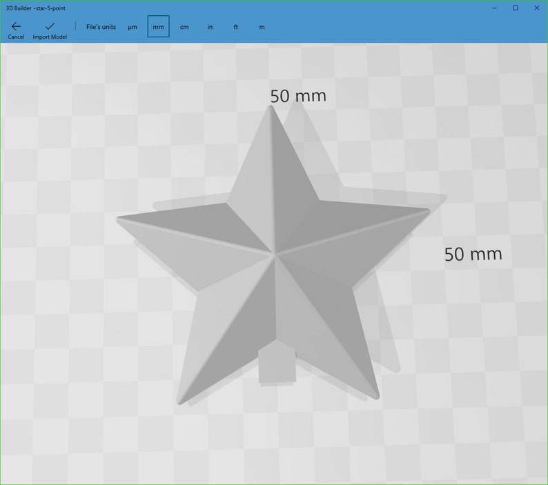 Christmas Star - STL File for 3D Printer - Etsy