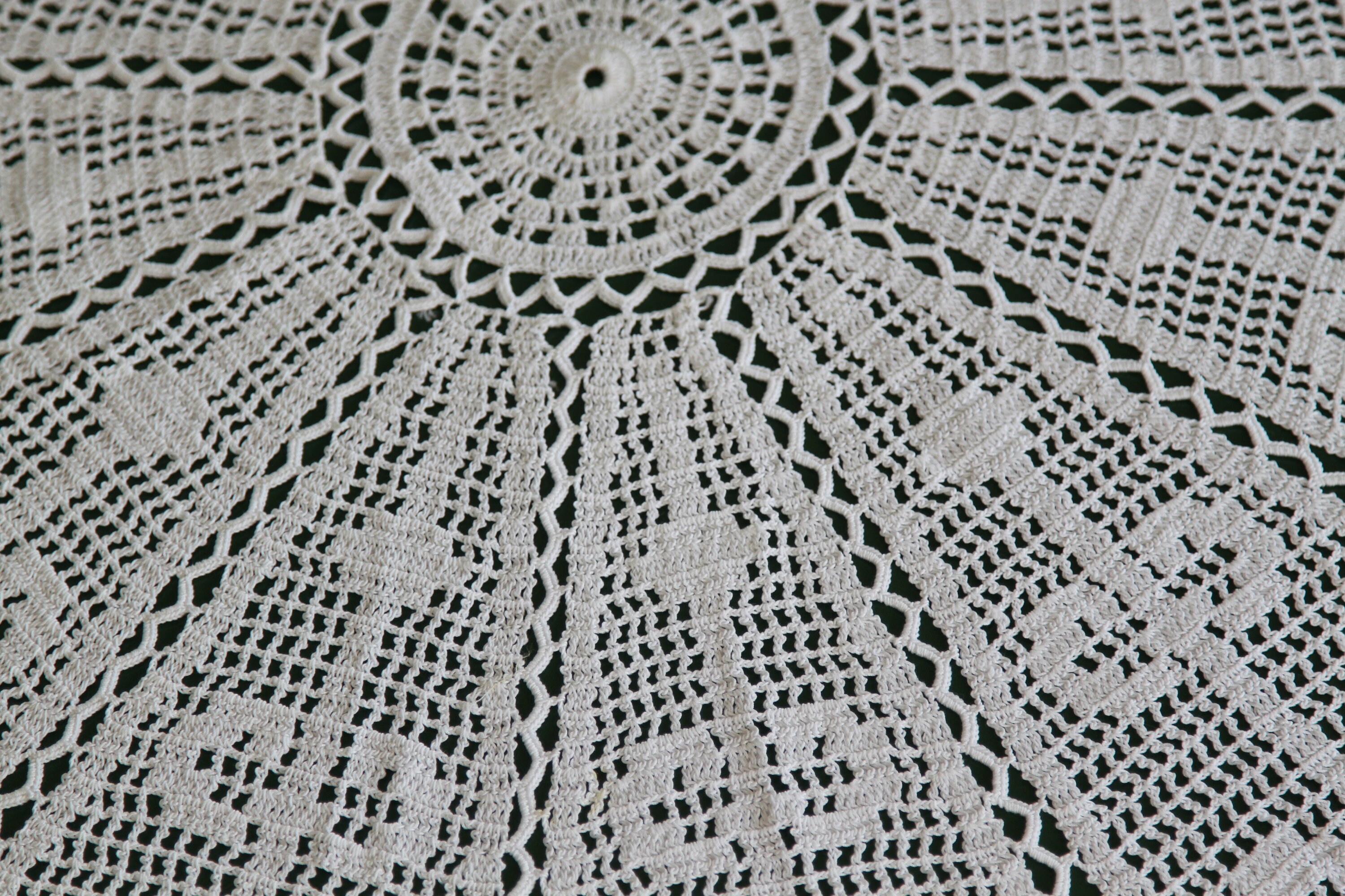 183 Cm Ø Lace Round Tablecloth - Etsy