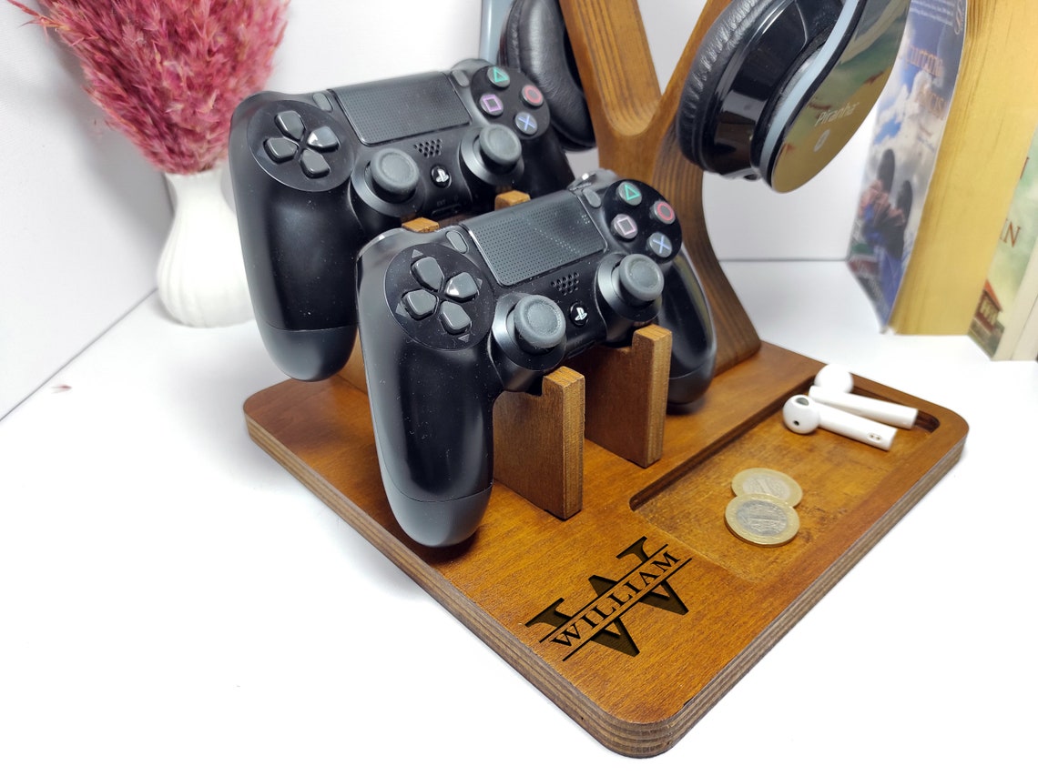 Personalized PS5 and Xbox Controller and Headphone Stand, Graduation ...