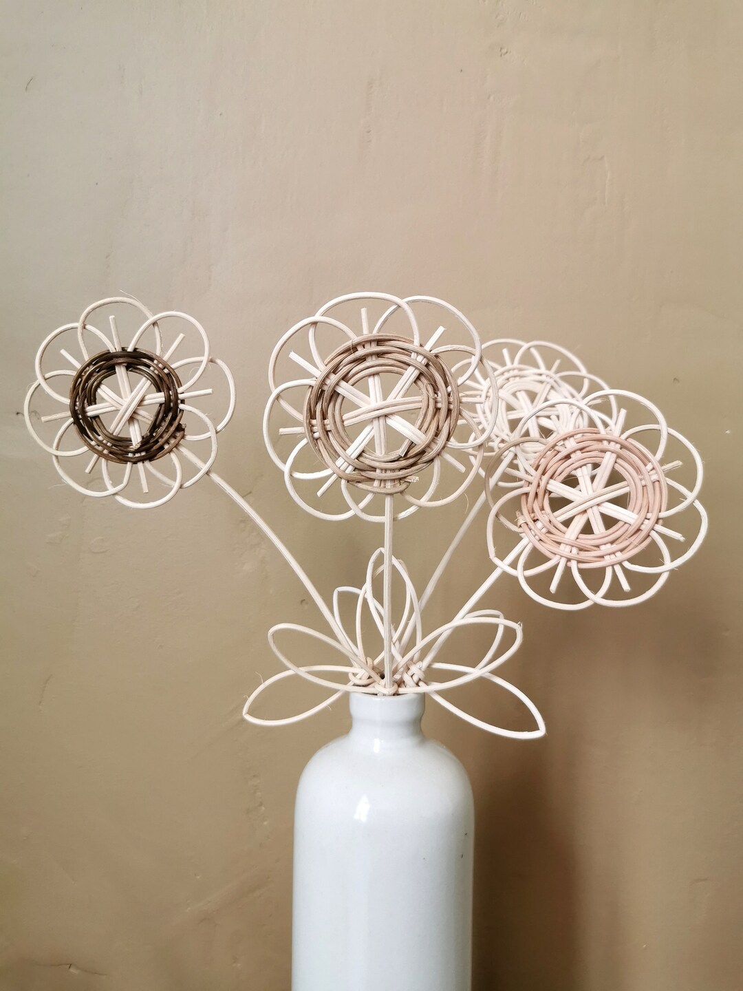 Rattan Flower elmée - Etsy