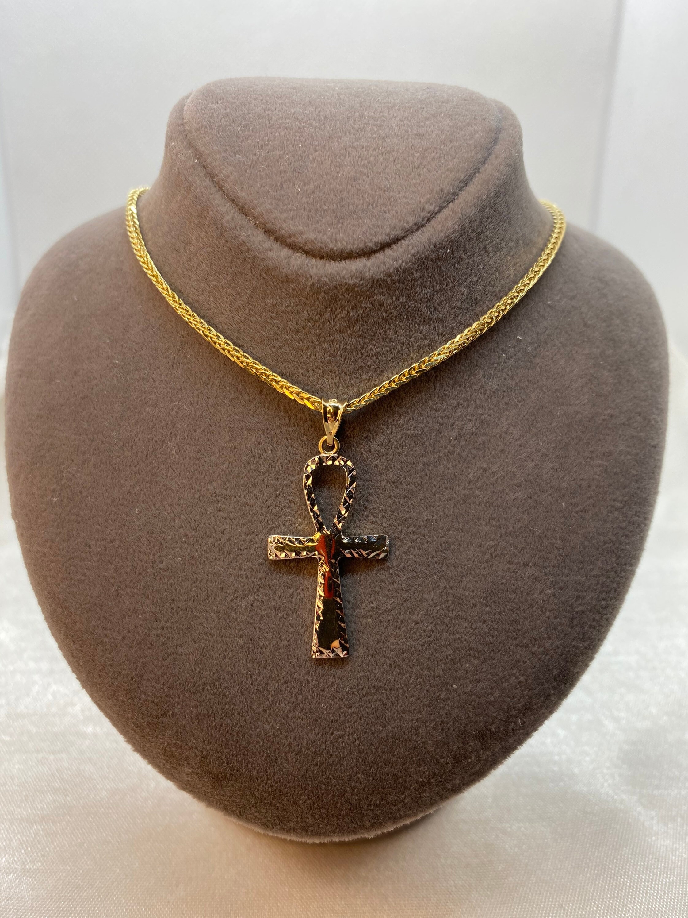 14K Gold Ankh Cross ,gold Ankh Cross ,gold Ankh Cross Pendant, Ankh ...