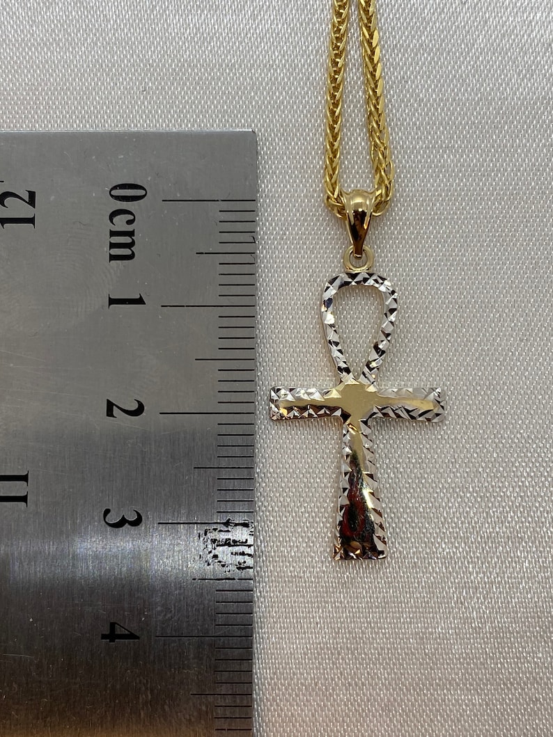 14K Gold Ankh Cross ,gold Ankh Cross ,gold Ankh Cross Pendant, Ankh ...