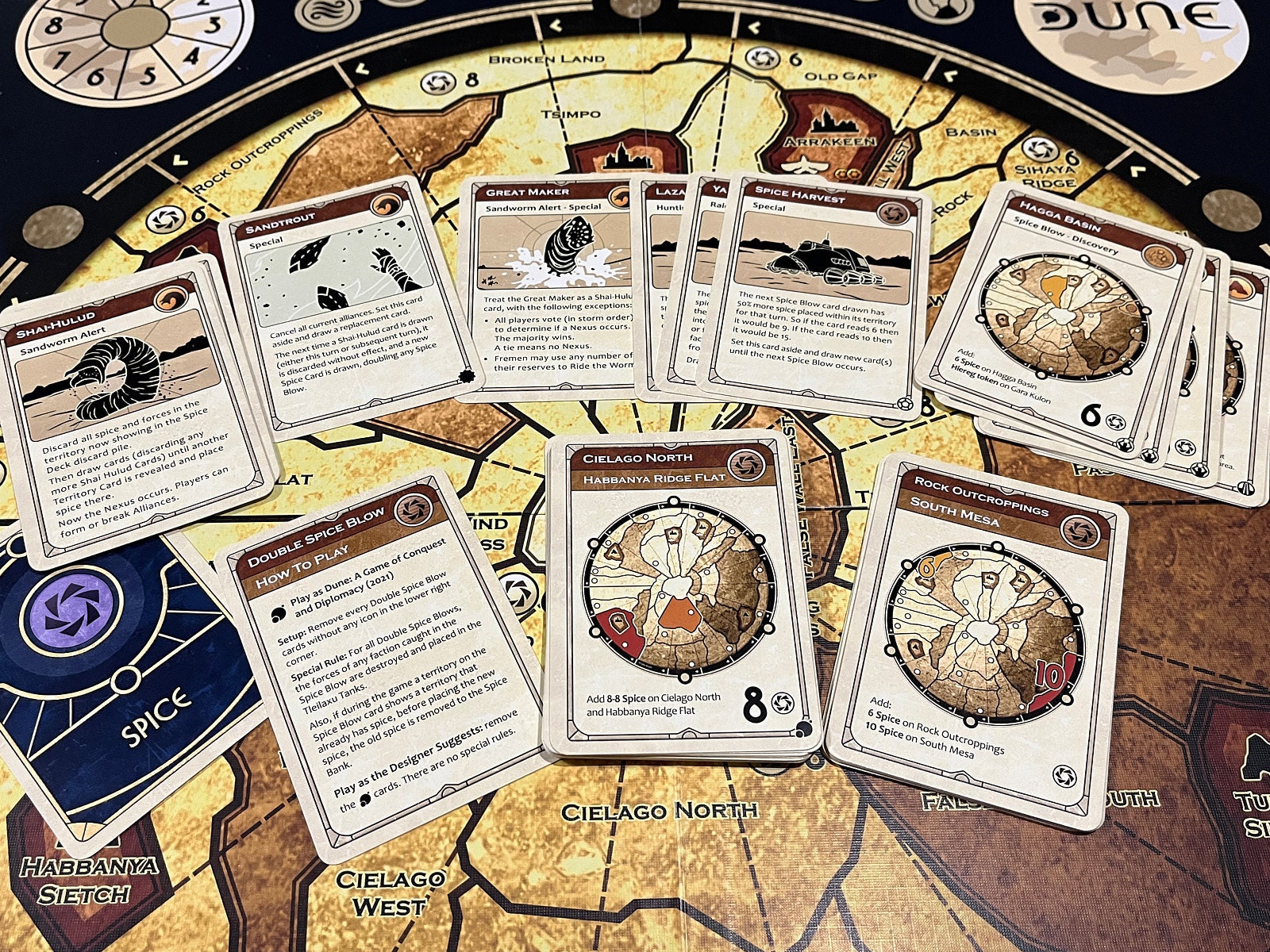 Dune 2019 Double Spice Blow Karama Stop Cards unofficial - Etsy Australia