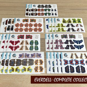 Everdell - COMPLETE COLLECTION (collector's / Standard) - Meeple Sticker Pack (unofficial ...