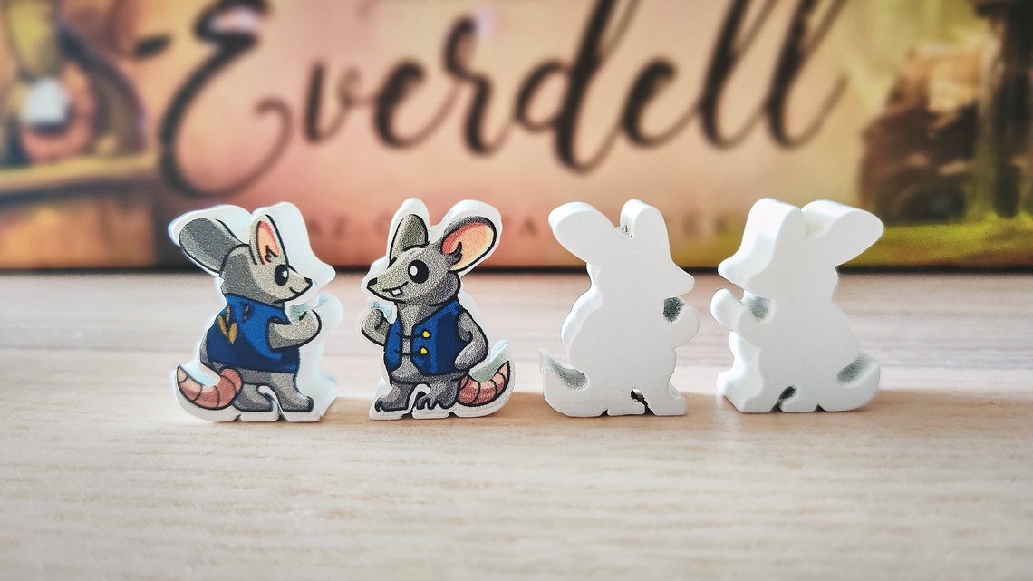 Everdell Meeple Sticker Pack unofficial Product visited - Etsy Singapore