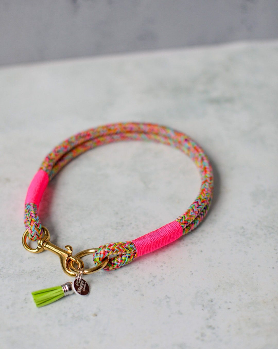 Rope Collar, Dog Collar, Rope Collar airin in Many Beautiful Colors ...