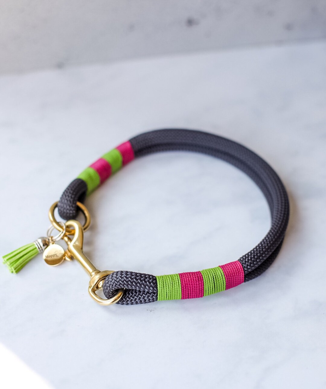 Rope Collar, Dog Collar, Rope Collar airin in Many Beautiful Colors, 10 ...