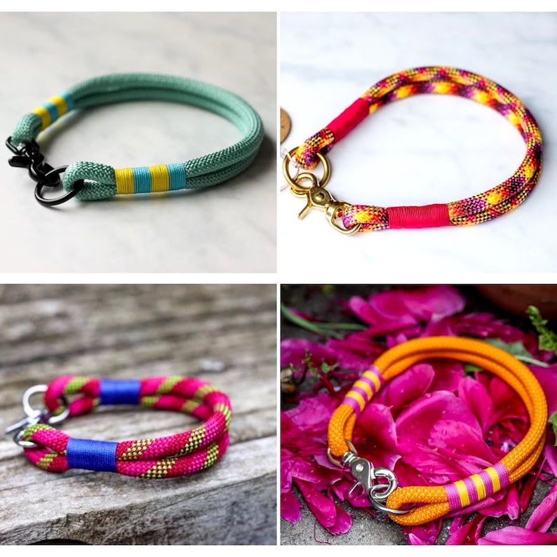 Rope Collar, Dog Collar, Rope Collar 