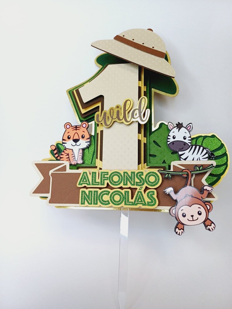 Caketopper Safari Only for Silhouette - Etsy