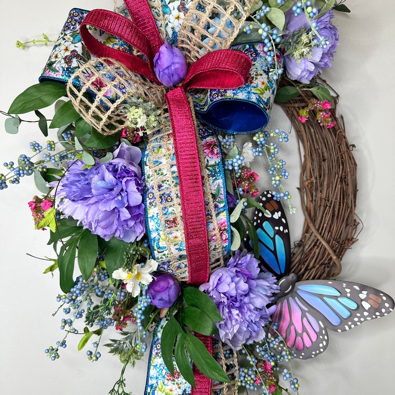 Butterfly Wreath - Etsy