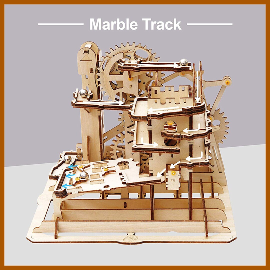 Marble Parkour DIY Marble Run Maze Tracks Building Kit 3D - Etsy