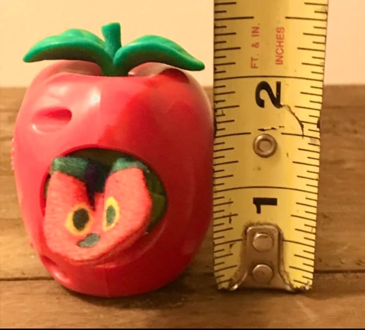 1987 Mcdonalds Eric Carle Worm in Apple Finger Puppet Toy - Etsy