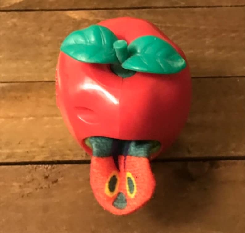 1987 Mcdonalds Eric Carle Worm in Apple Finger Puppet Toy - Etsy