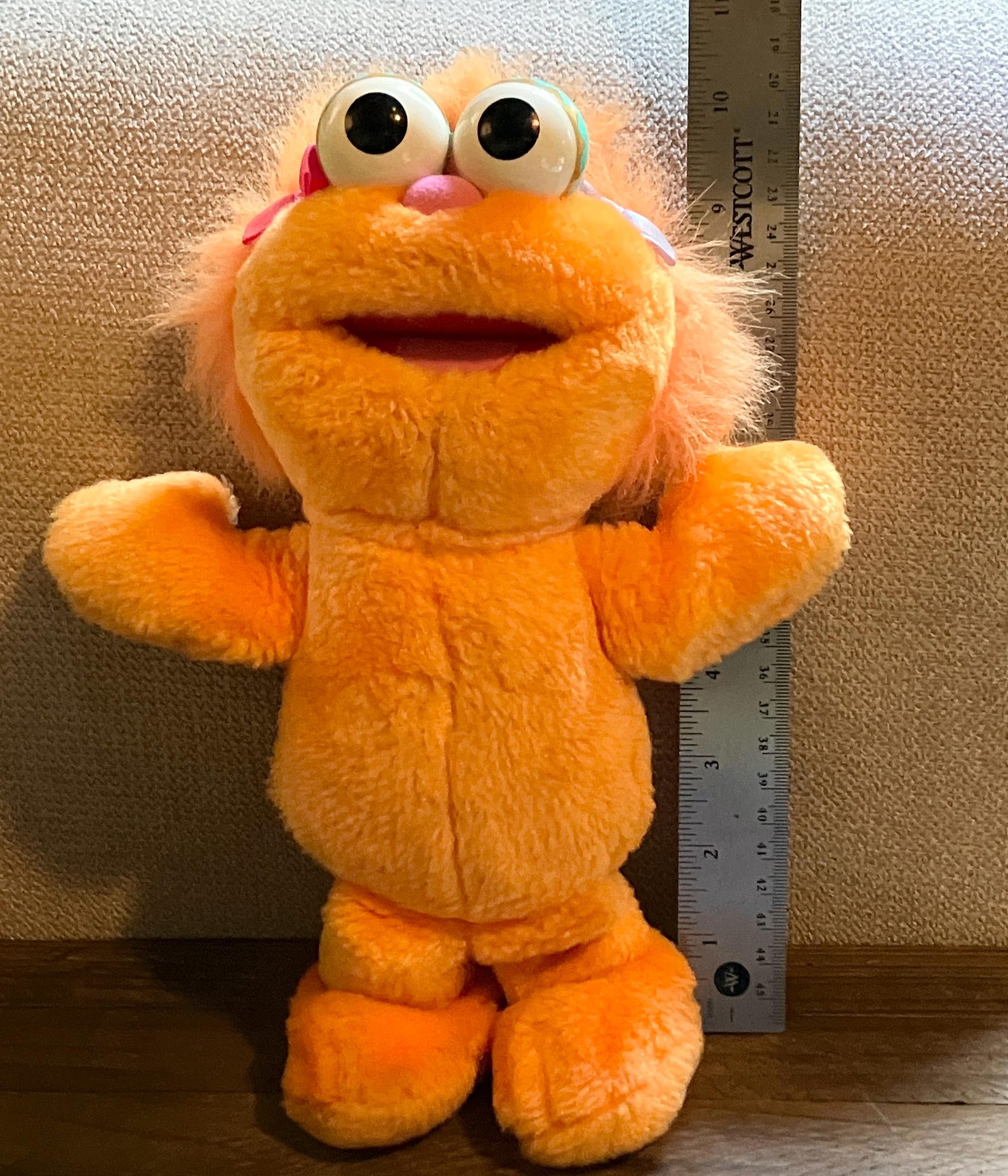 1997 TYCO Plush Tickle Me Zoe Jim Henson Toy - Etsy