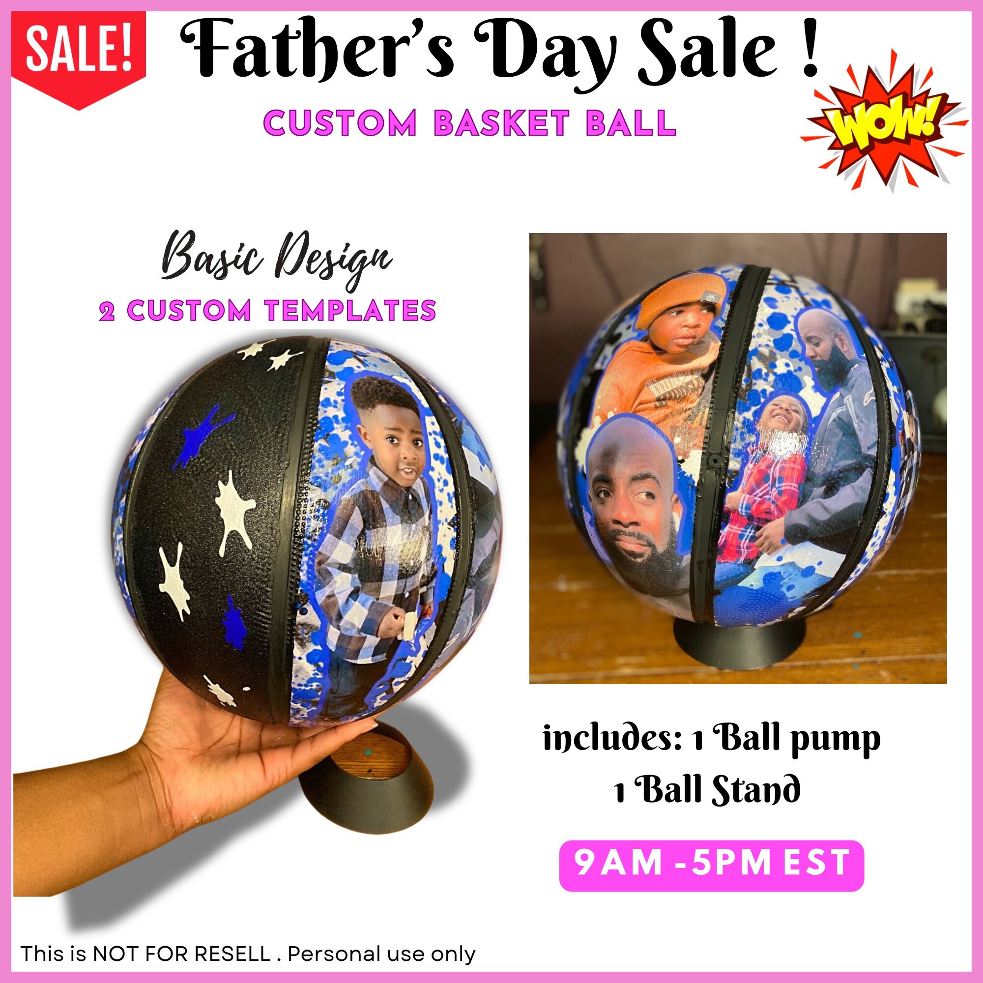 Fathers Day FOOTBALL, Fathers Day Diy Basketball With Fathers Day ...