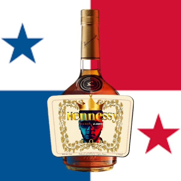 Hennessy Label Template - Etsy