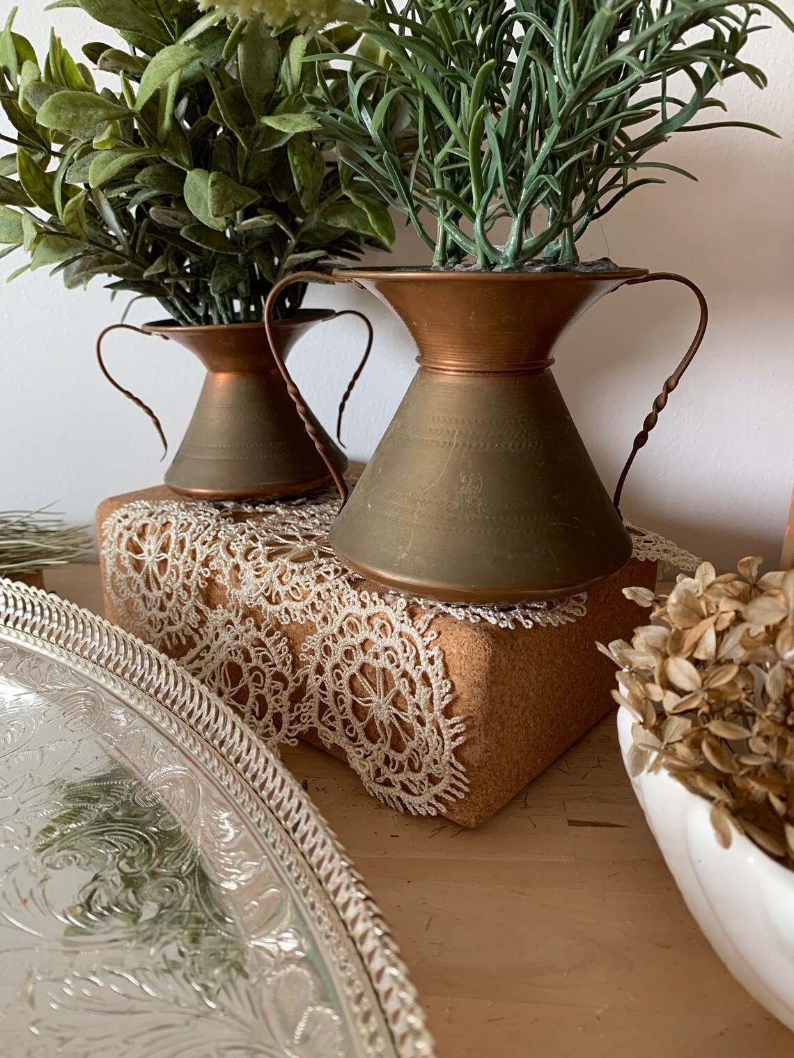 Copper Spittoon With Double Handles/ Hand Held Spittoon Cuspidor ...