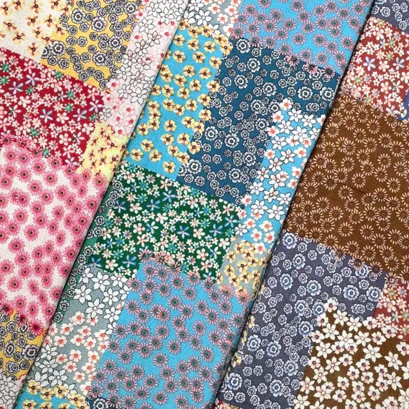 Patchwork Fabric - Etsy