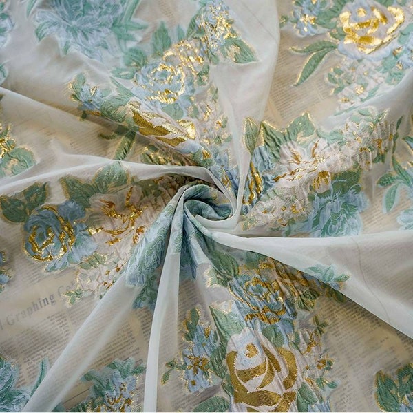 Leaves Sheer Fabric - Etsy