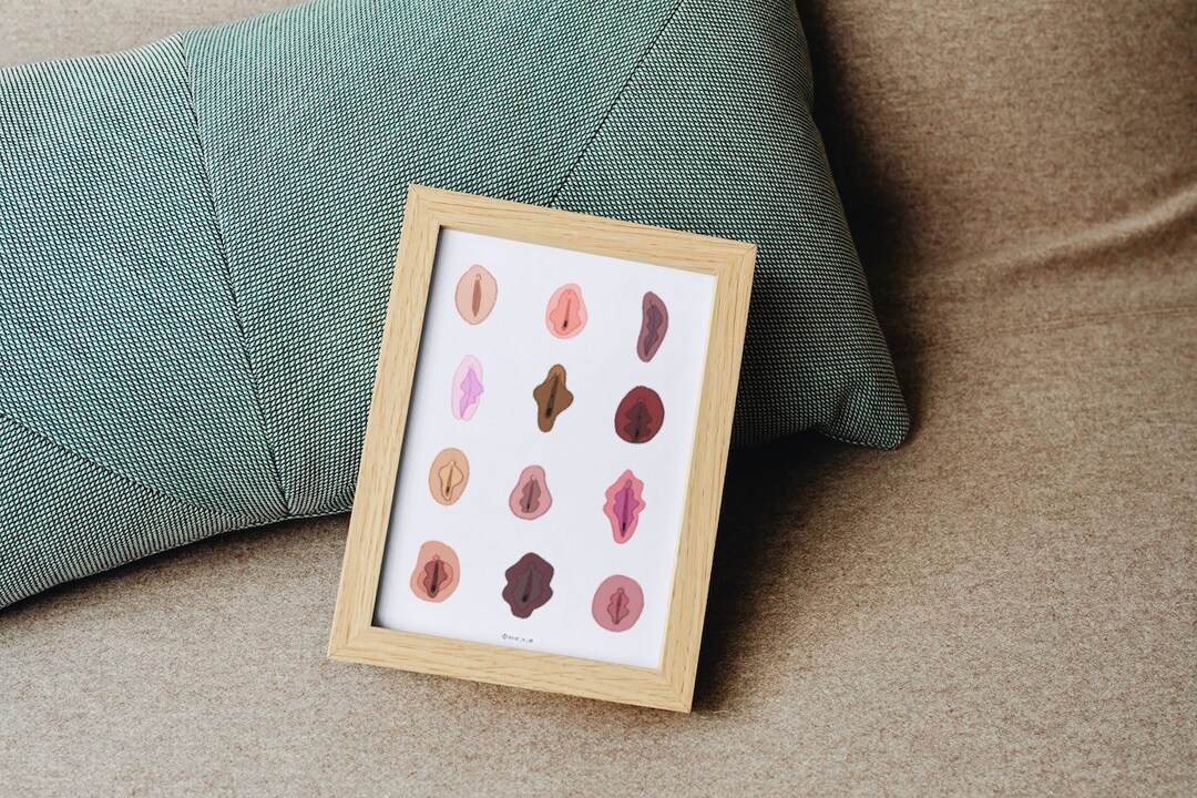 Printable Poster Wall Art, "vulvas of All Shapes and Colors," Original ...