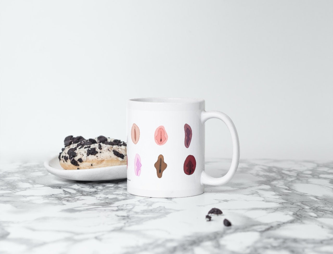 Ceramic Mug, Body Positive Vulvas of Every Shape and Color! Best Gift ...