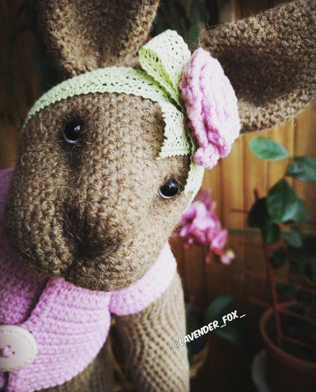 Handmade Crochet Rabbit, Toy, Bunny Plush, Amigurumi Bunny Plush, Baby ...
