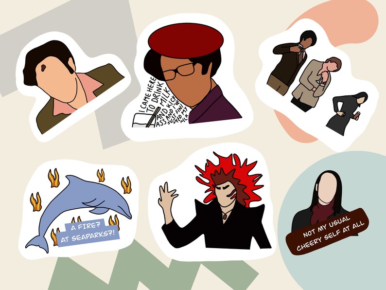 The IT Crowd Sticker Pack Decal Stickers for Laptop Water - Etsy