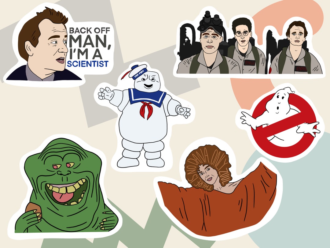 Ghostbusters Sticker Pack Decal Stickers for Laptop, . Ghostbuster ...
