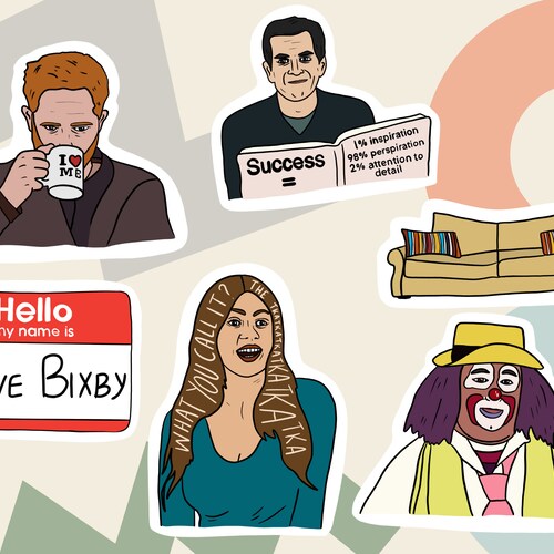 Modern Family Stickers - Etsy