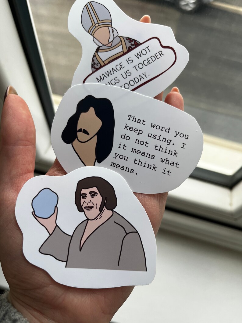 The Princess Bride Sticker Pack Decal Stickers for Laptop - Etsy