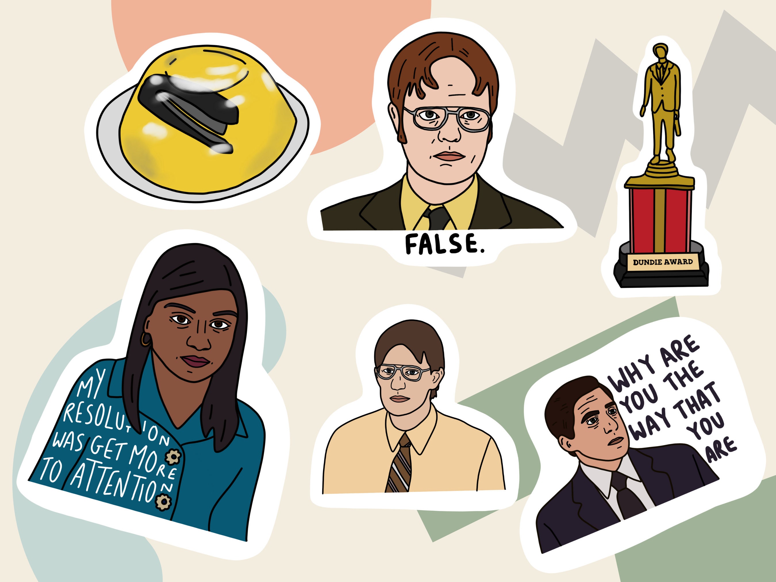 The Office Sticker Pack Decal Stickers for Laptop Water - Etsy