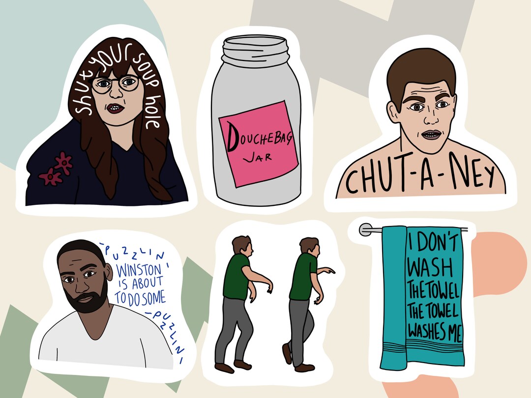 New Girl Sticker Pack Decal Stickers for Laptop Water - Etsy