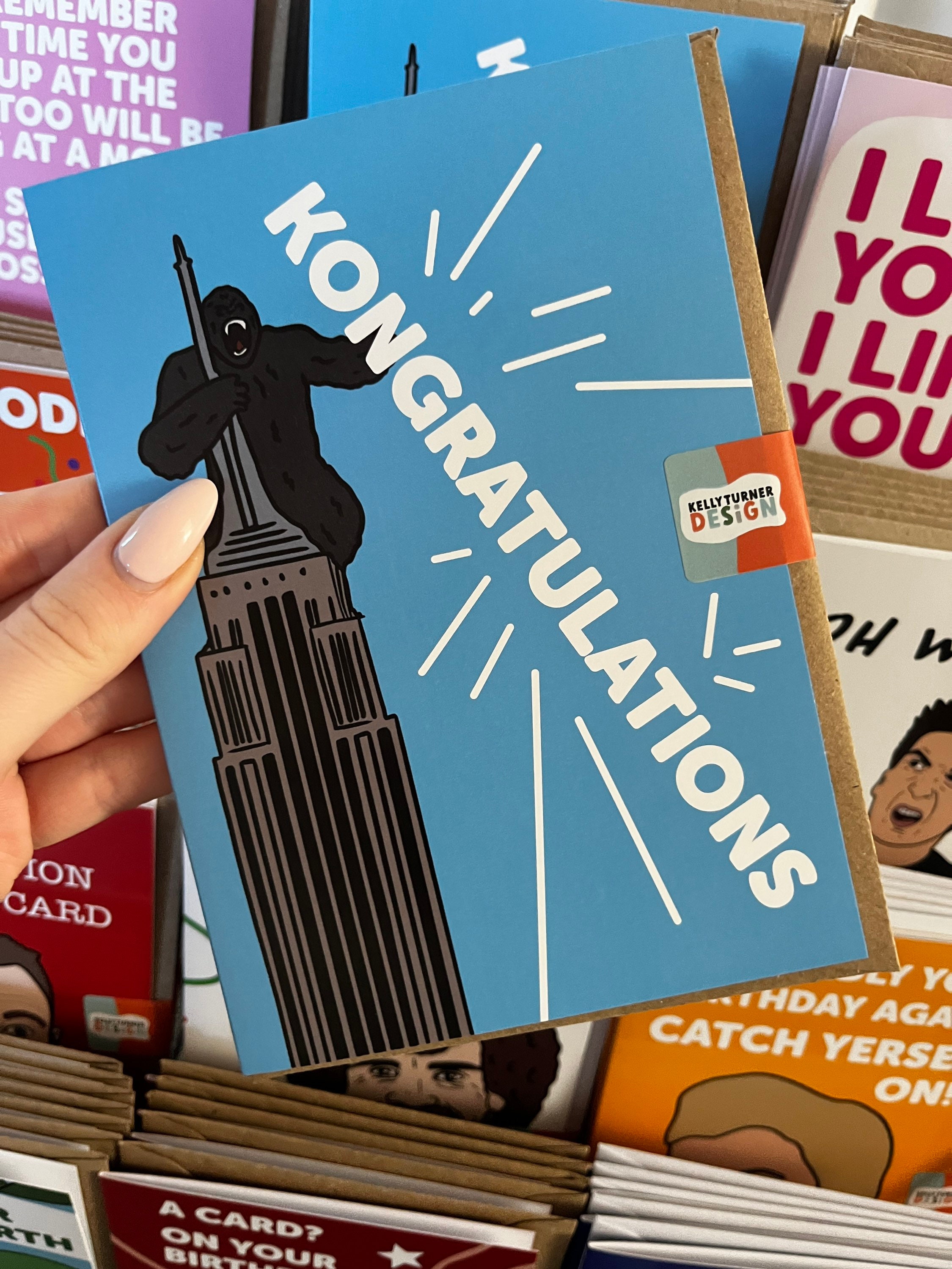 Funny King Kong Congratulations Card King Kong Card, Funny King Kong ...