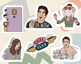 Rachel Friends Stickers - Etsy