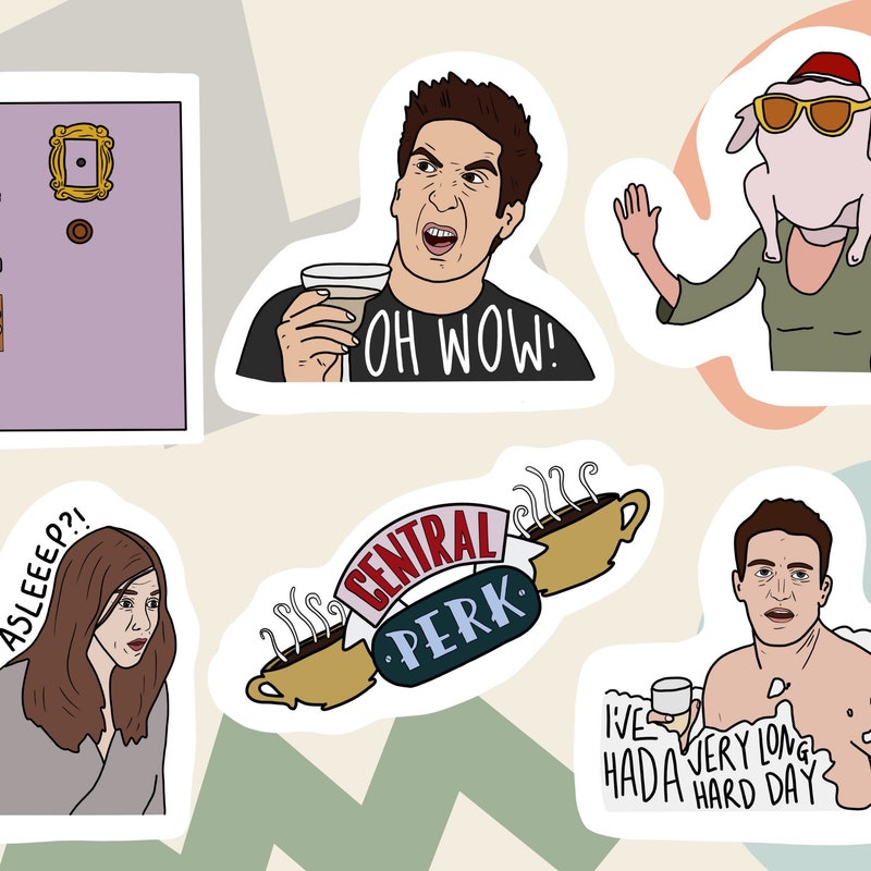 Friends Stickers - Etsy
