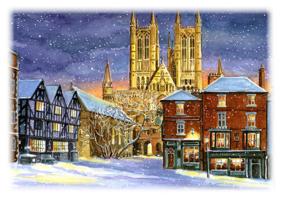 Scenic Christmas Cards - Etsy UK