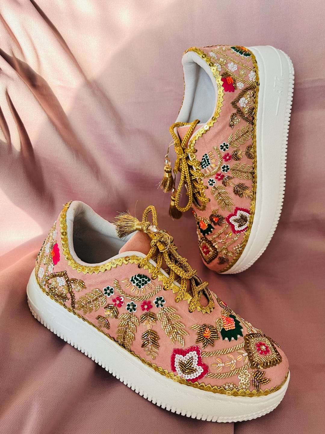 Hand Embroidery Shoes for Women, Handcrafted Shoes for Bridesmaid and ...