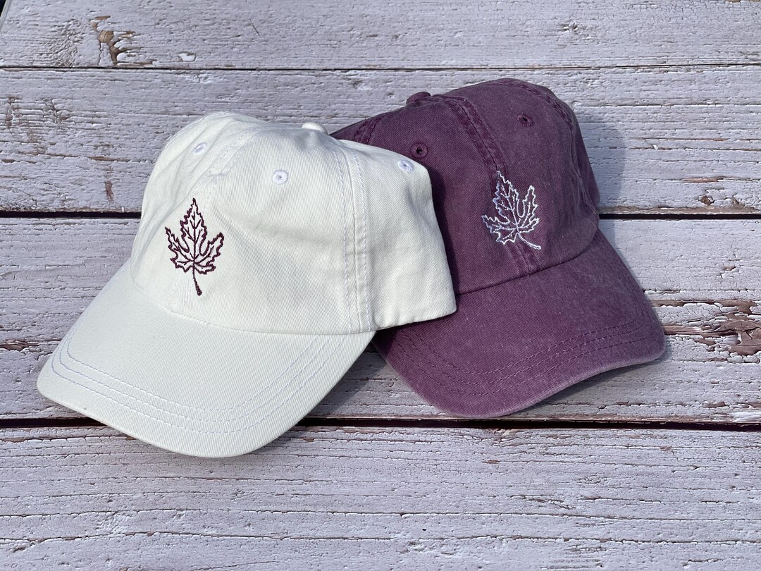 Maple Leaf Hat, Family Reunion Hats, Embroidered Baseball Caps, Custom ...