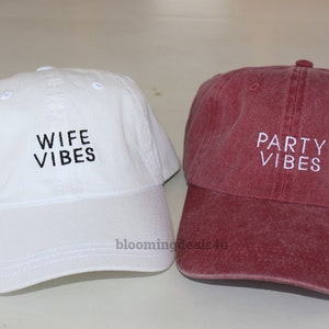 Bachelorette Party Baseball Caps Custom Hats Wife - Etsy